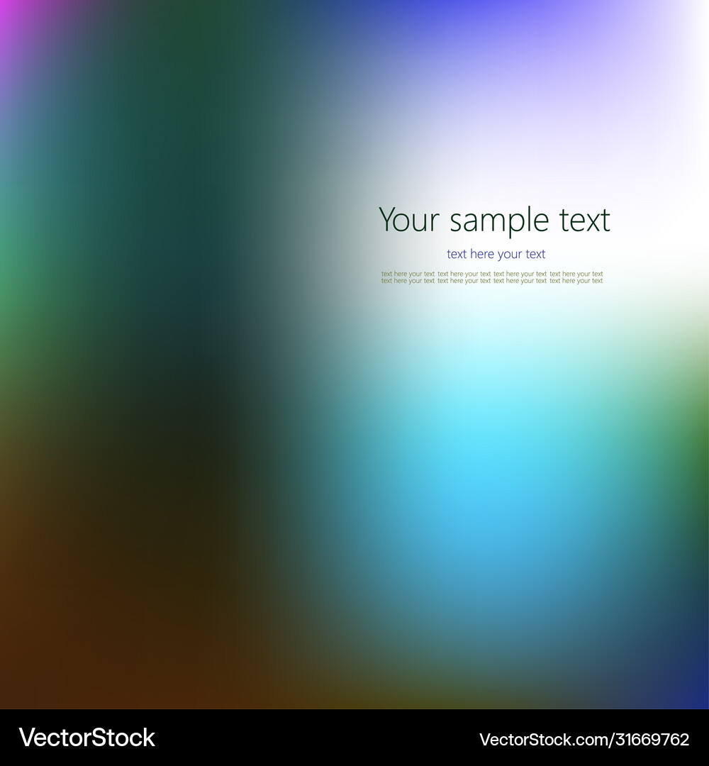 Abstract concept multicolored blurred background Vector Image