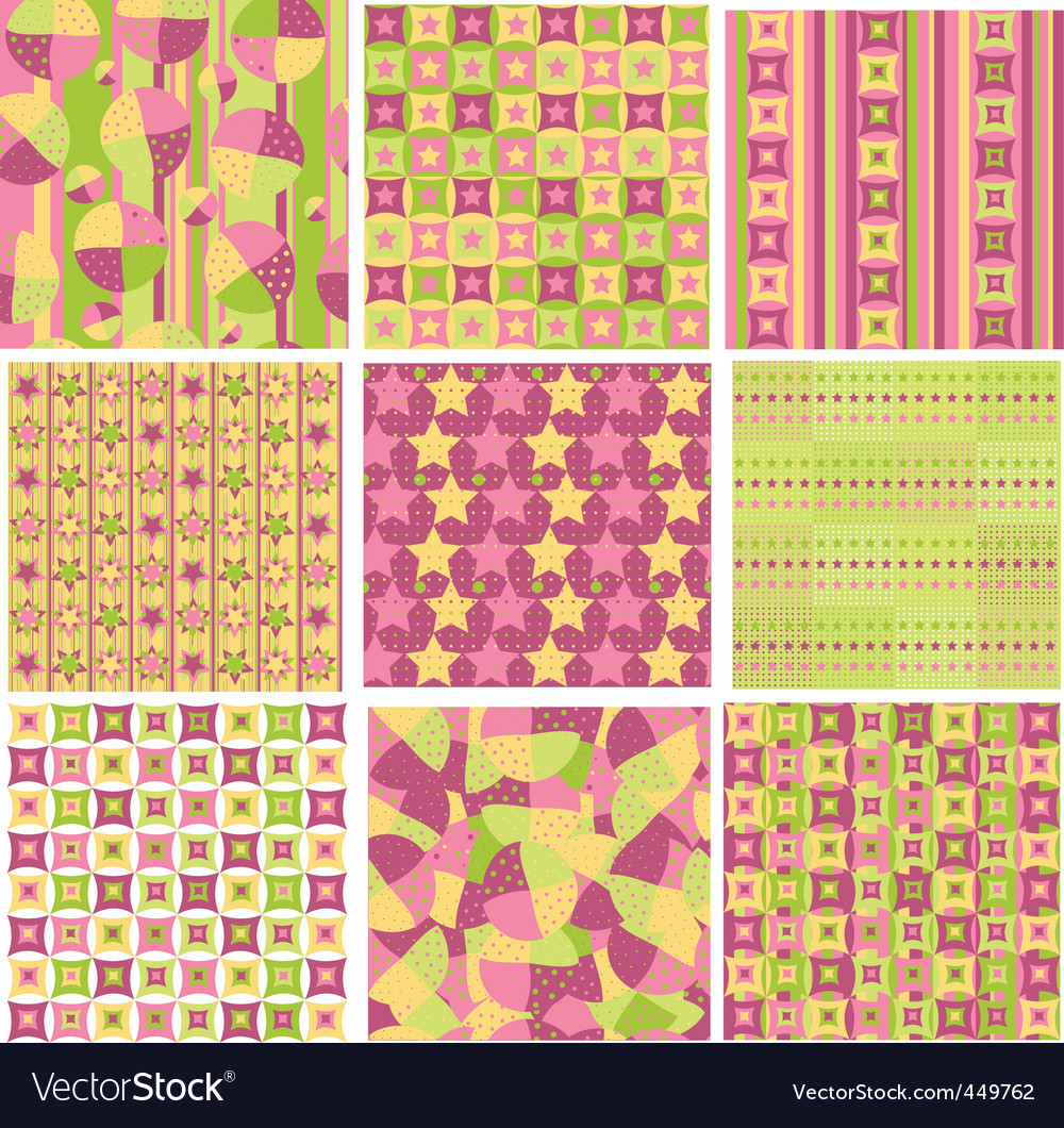Bright patterns Royalty Free Vector Image - VectorStock