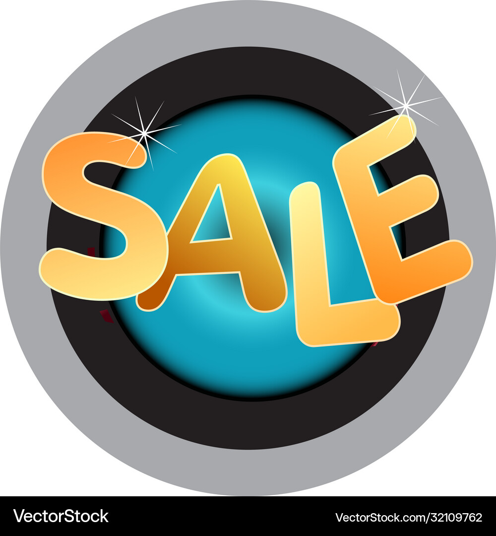 Sale banner icon Royalty Free Vector Image - VectorStock