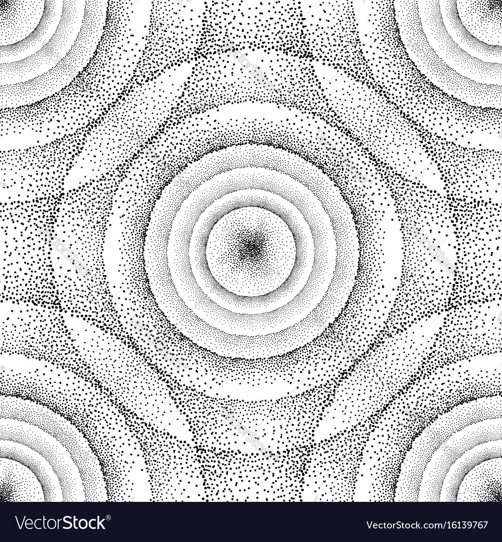 Abstract dot pattern geometric space ripple Vector Image