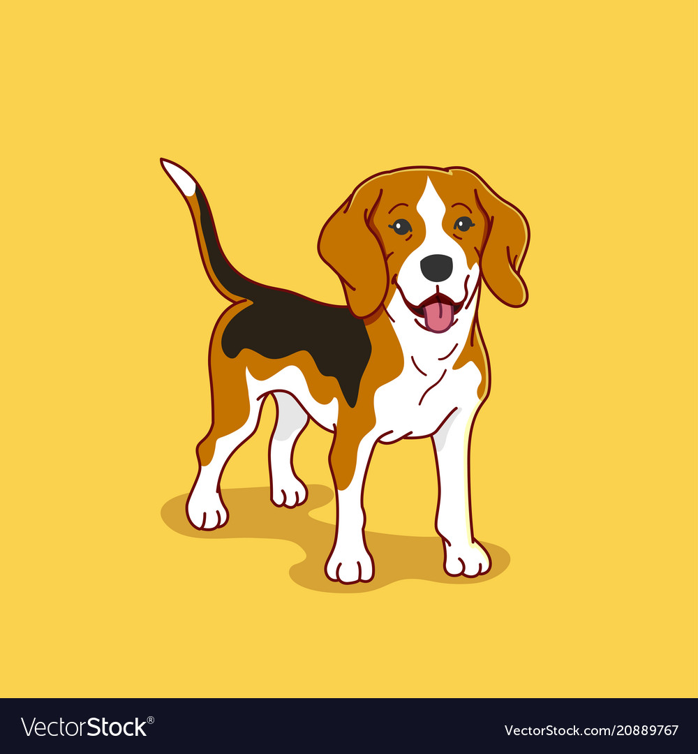 Beagle Royalty Free Vector Image - VectorStock
