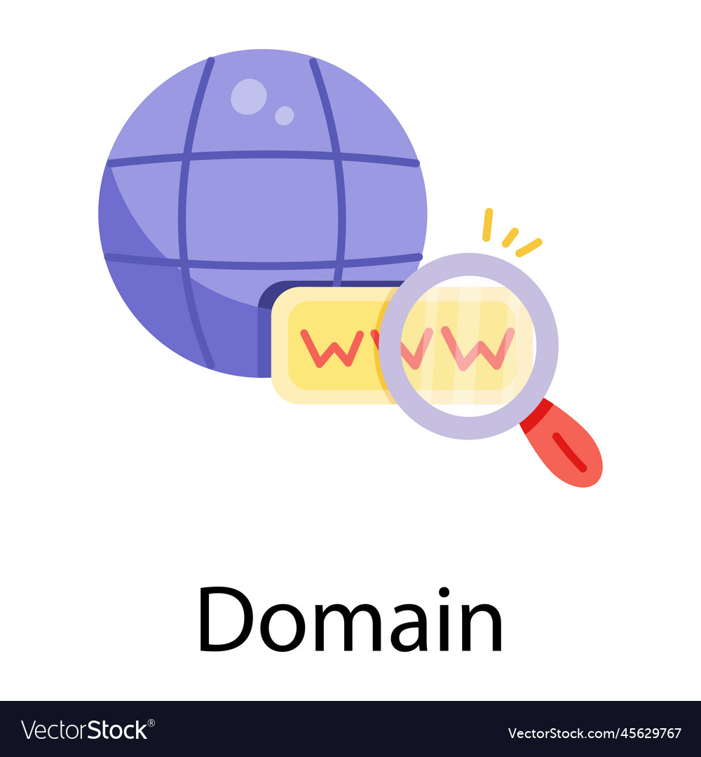 Domain Royalty Free Vector Image - VectorStock