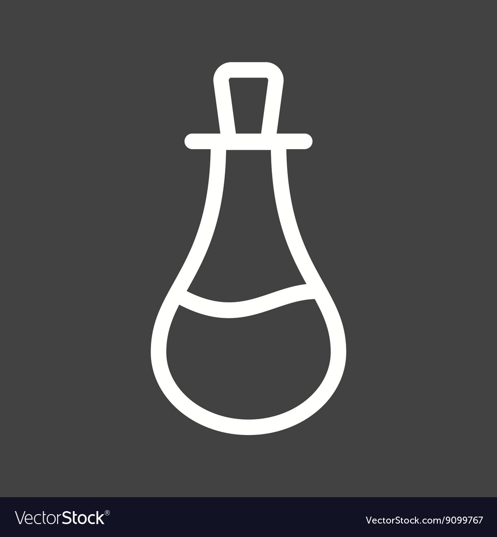 Flask Royalty Free Vector Image - VectorStock