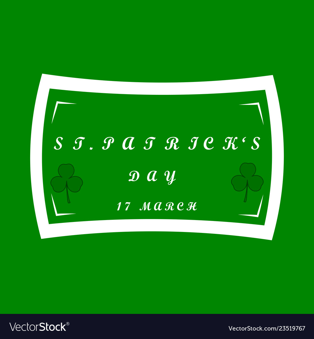 Patrick day Royalty Free Vector Image - VectorStock