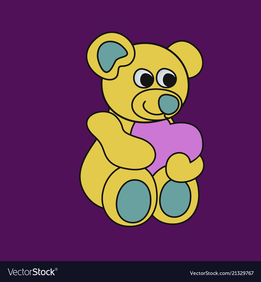 Teddy bear Royalty Free Vector Image - VectorStock