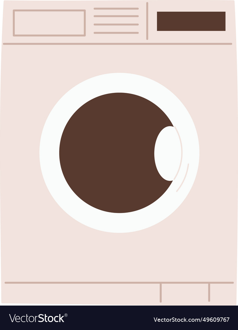 Washing machine device Royalty Free Vector Image