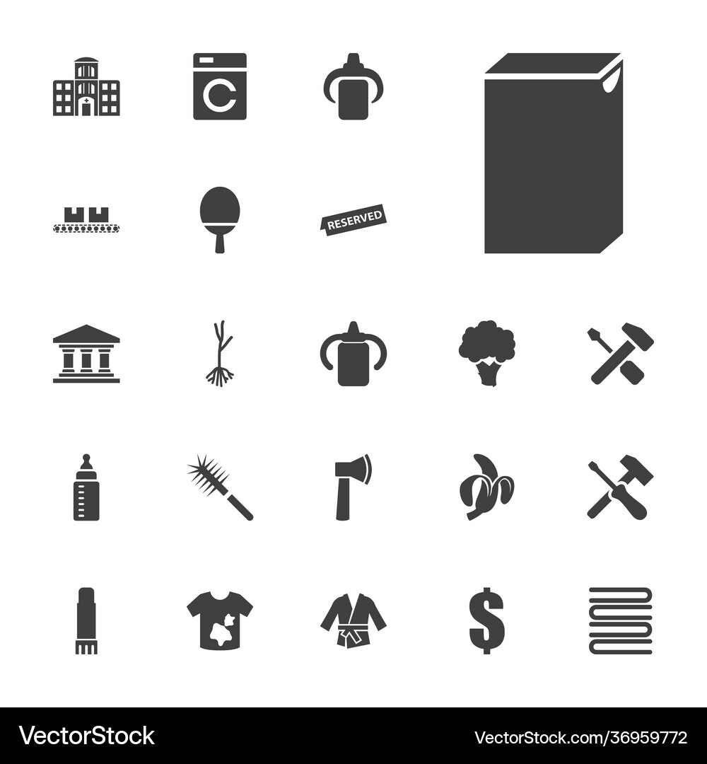 22 nobody icons Royalty Free Vector Image - VectorStock
