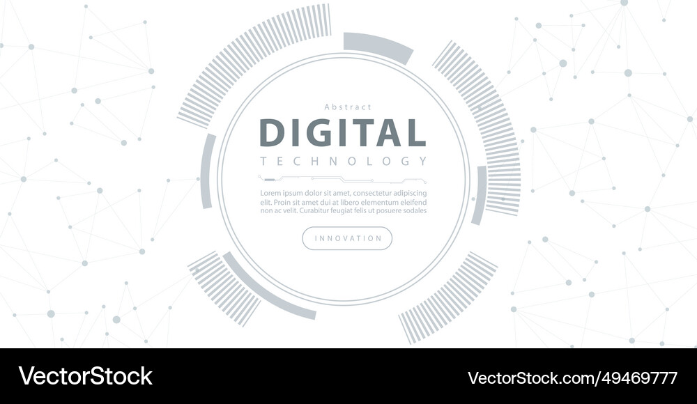 Abstract digital technology futuristic internet ai