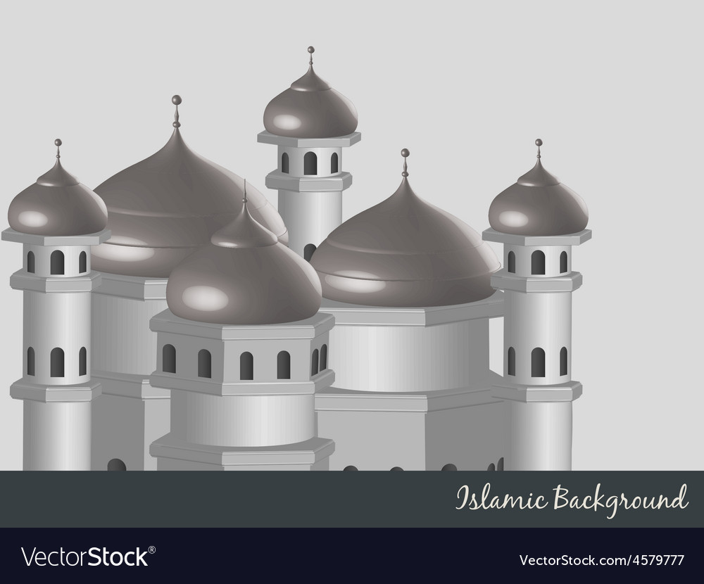 Islamic background Royalty Free Vector Image - VectorStock