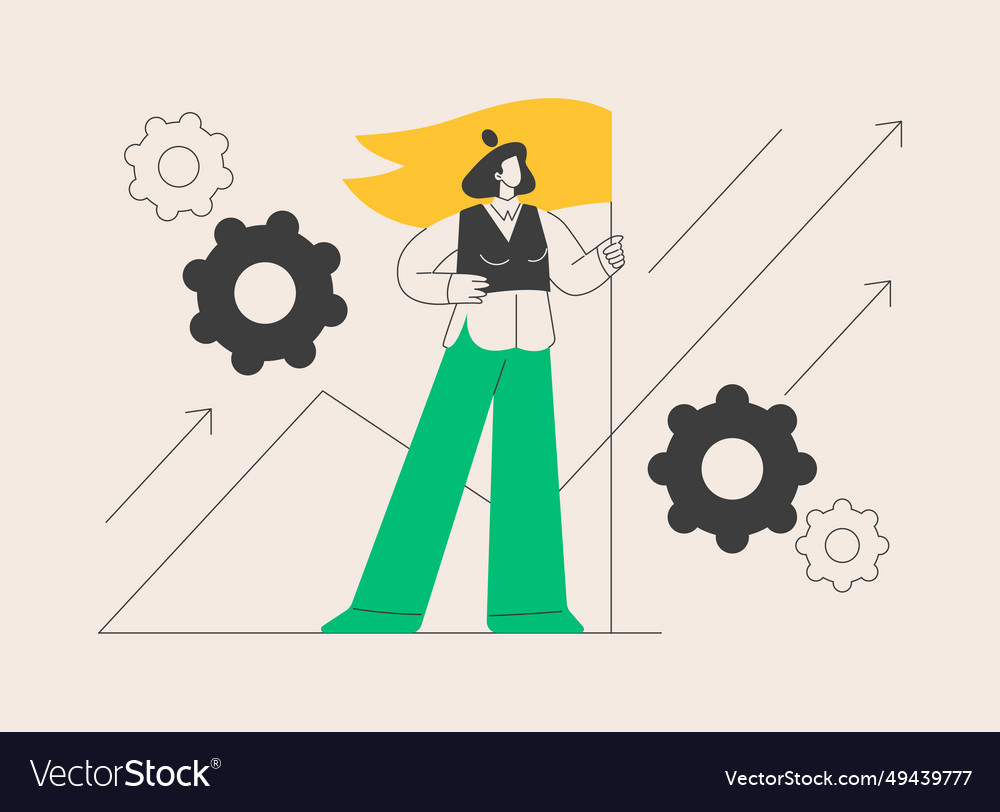 Leadership abstract concept Royalty Free Vector Image Leadership abstract concept Royalty Free Vector Image