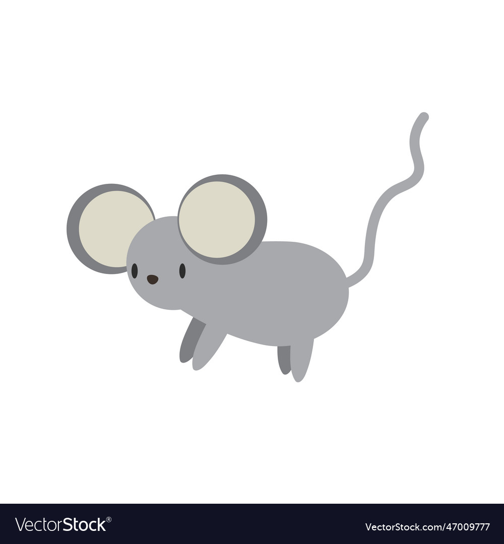Mouse wild animal flat icon sign colorful Vector Image Mouse wild animal flat icon sign colorful Vector Image