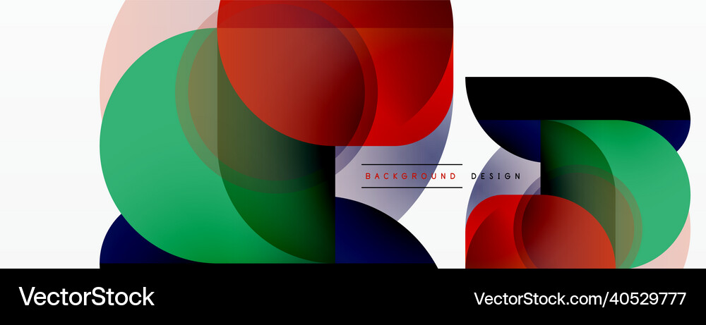 Round triangle shapes lines and circles geometric Vector Image
