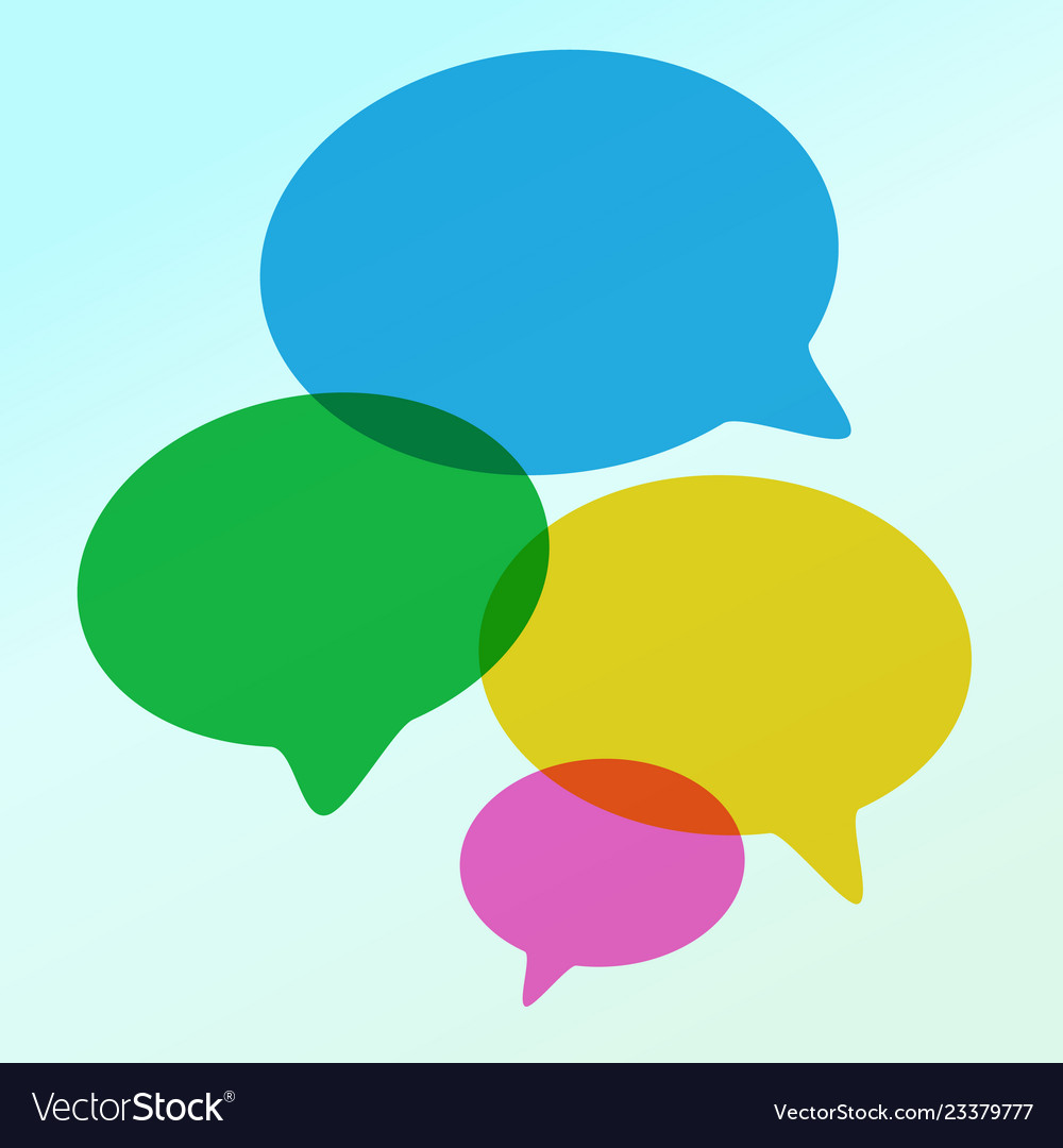 Speech bubble communication Royalty Free Vector Image
