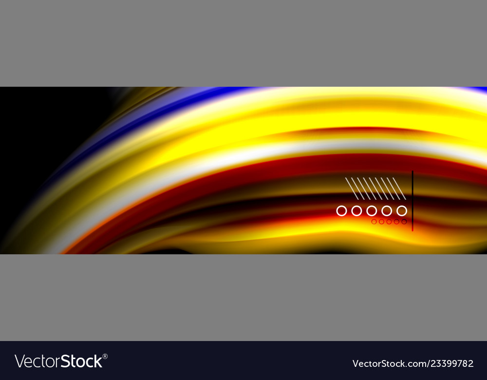 Fluid liquid wave pattern Royalty Free Vector Image