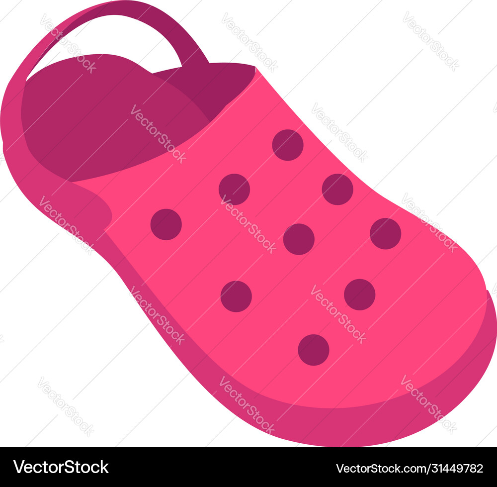 Purple shoes on white background Royalty Free Vector Image