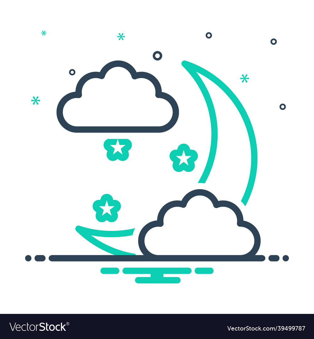Evening Royalty Free Vector Image - VectorStock
