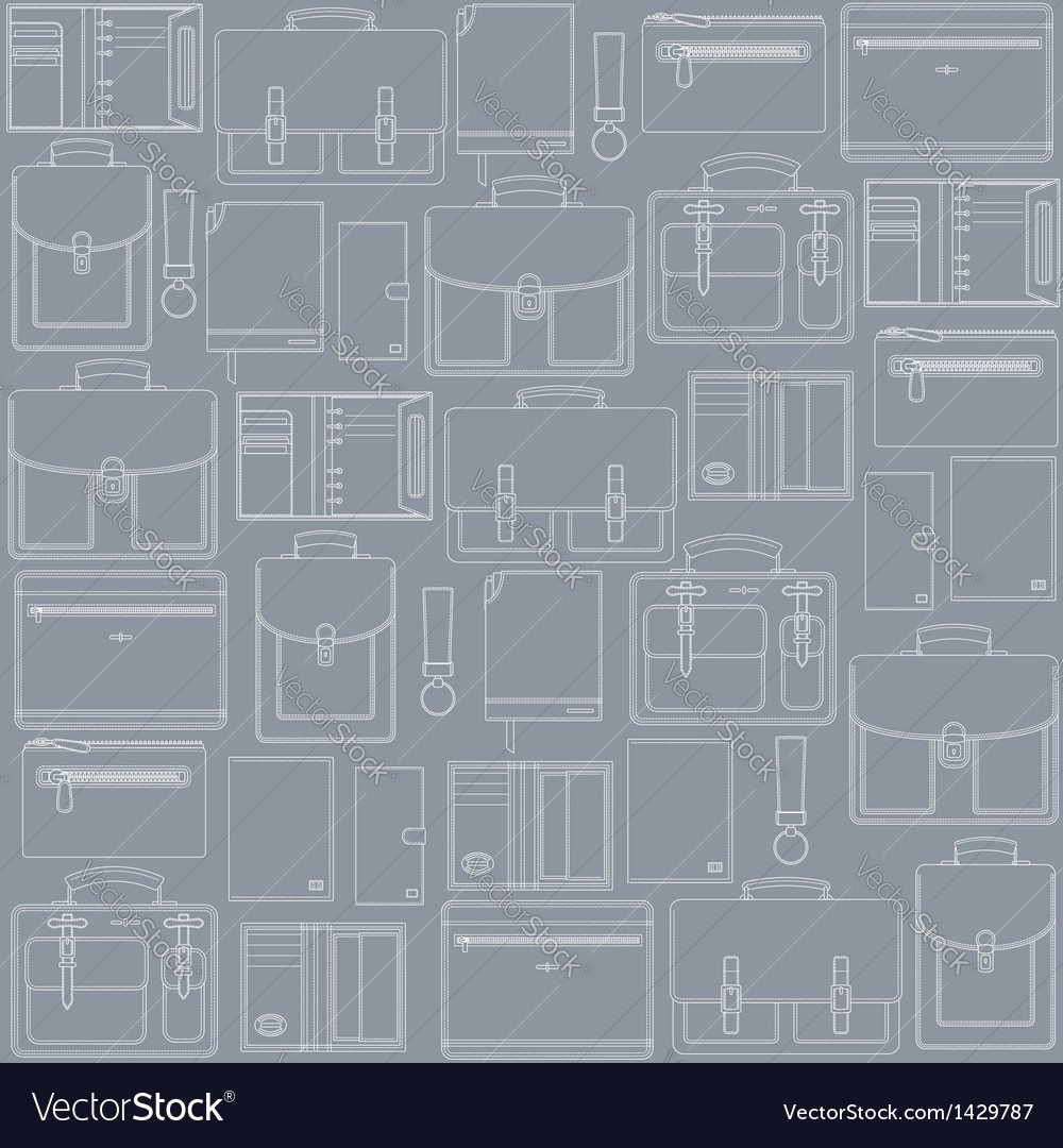 Leather Goods Pattern Royalty Free Vector Image