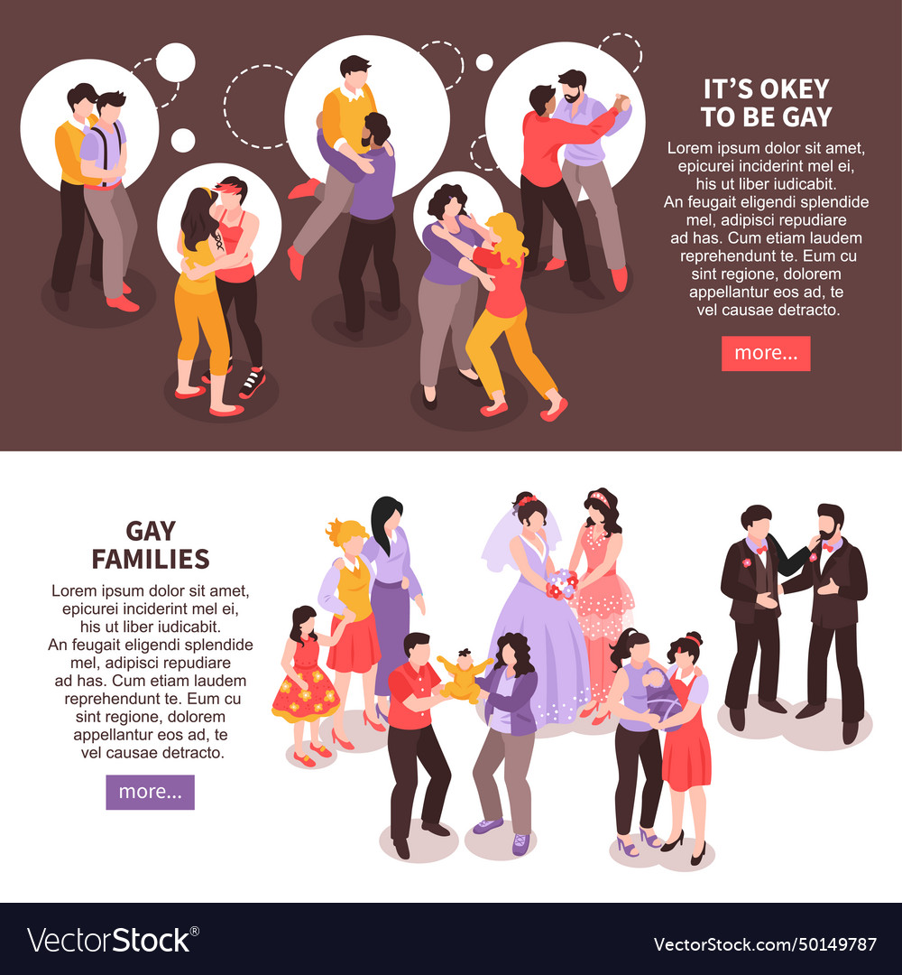 Lgbt banners set Royalty Free Vector Image - VectorStock