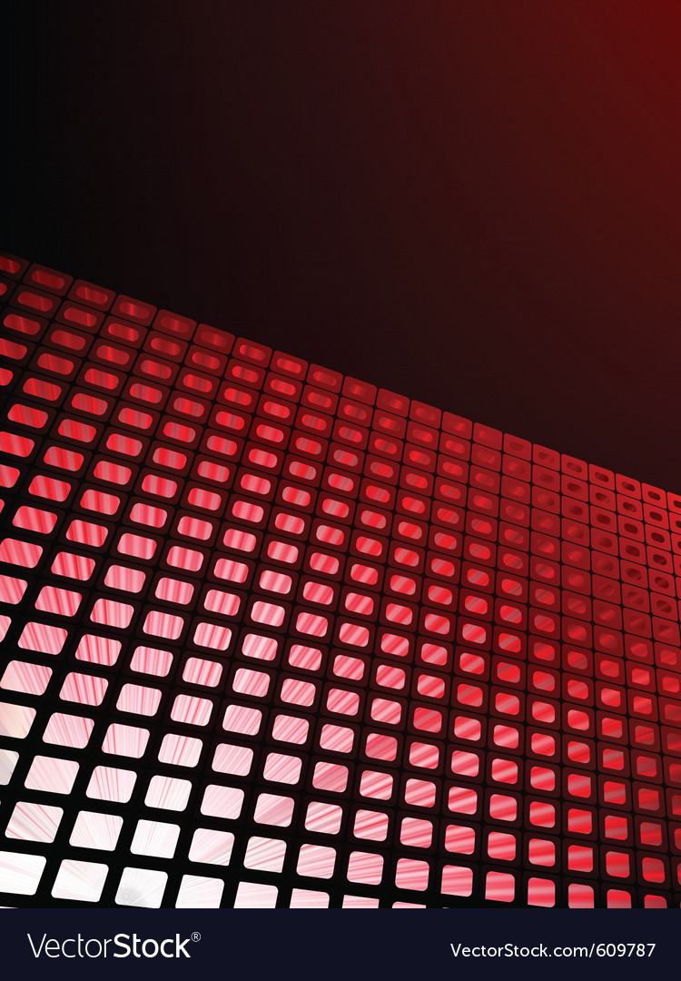 Red waveform background eps 8 Royalty Free Vector Image