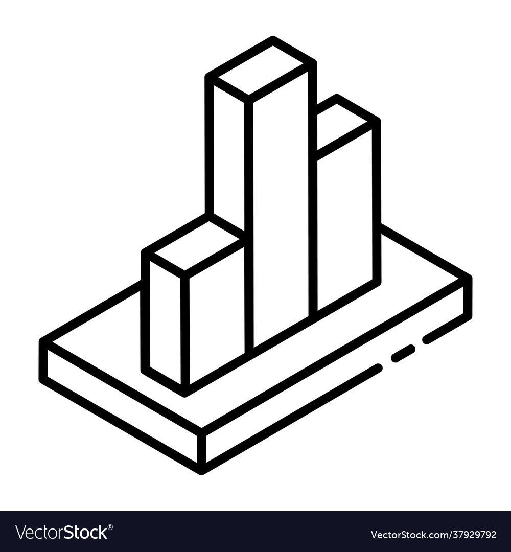 Bar graph Royalty Free Vector Image - VectorStock