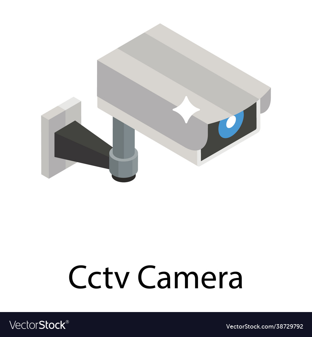Cctv camera Royalty Free Vector Image - VectorStock