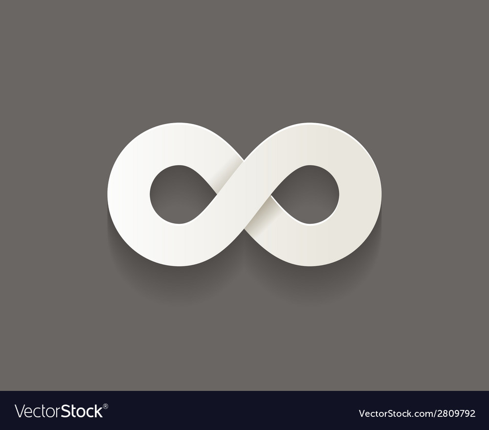 Infinity icon Royalty Free Vector Image - VectorStock
