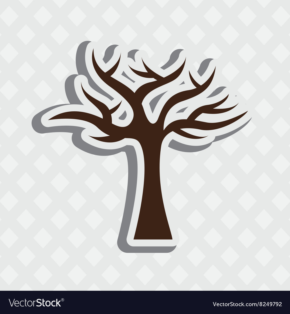 Tree icon design Royalty Free Vector Image - VectorStock