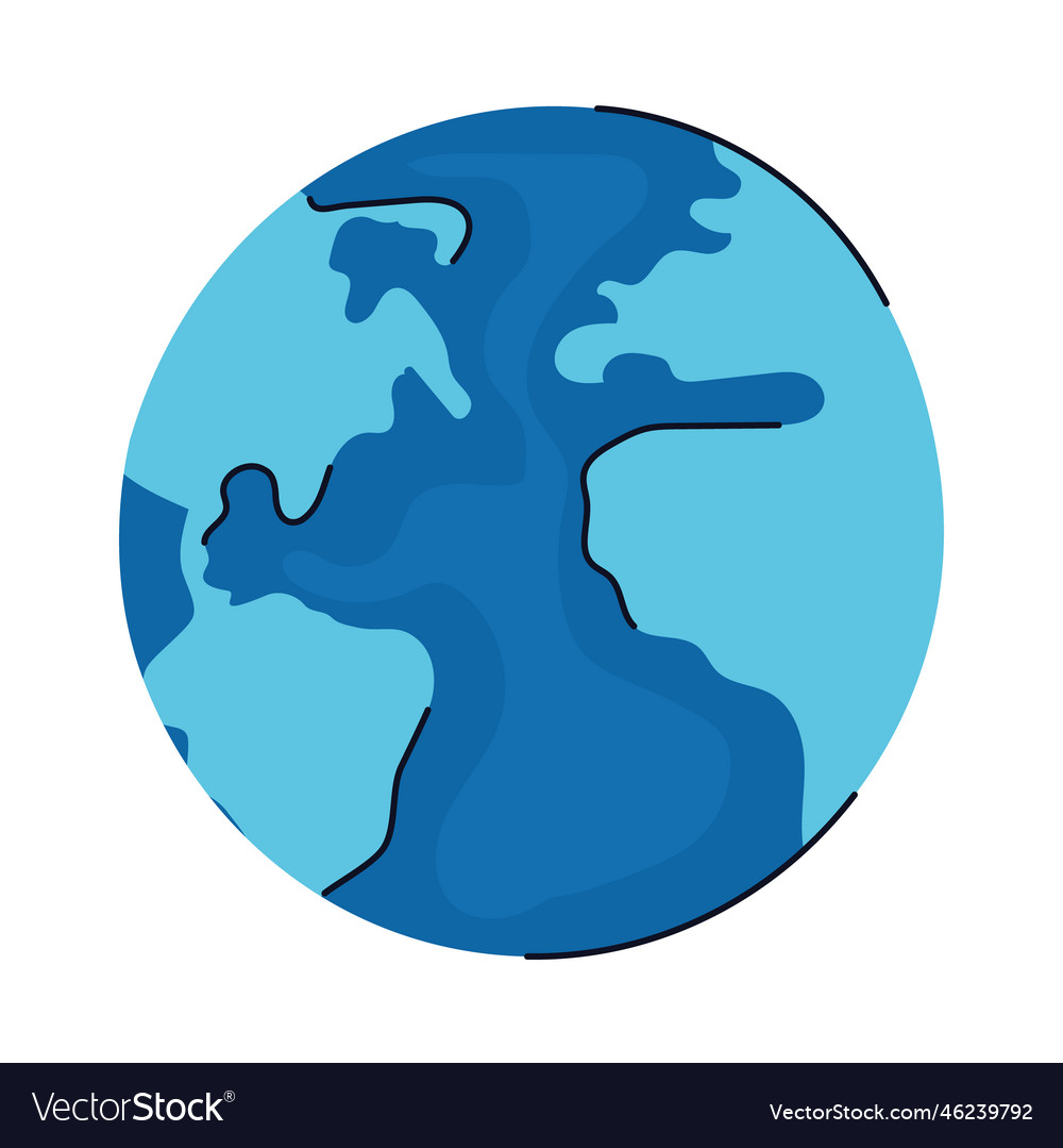 World planet earth Royalty Free Vector Image - VectorStock