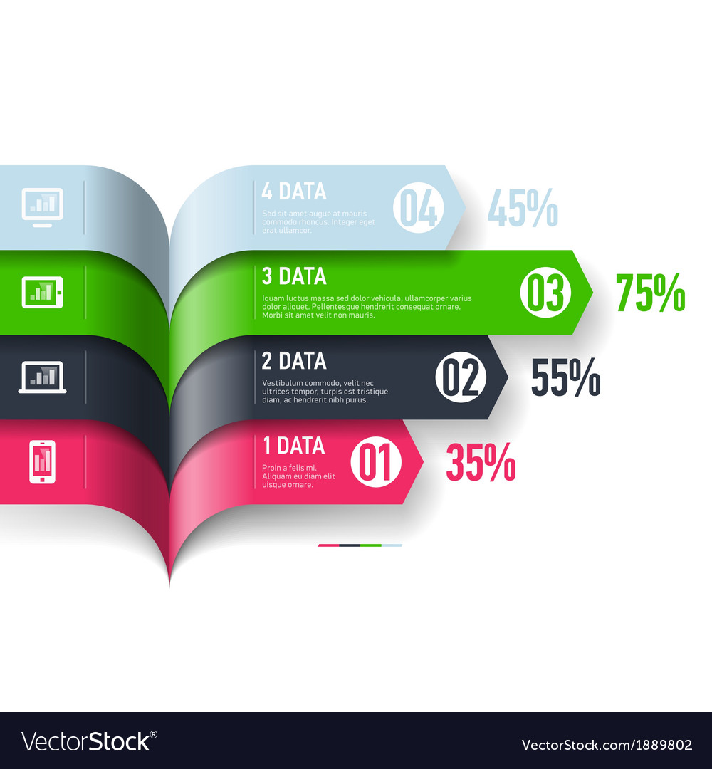 Infographics elements Royalty Free Vector Image
