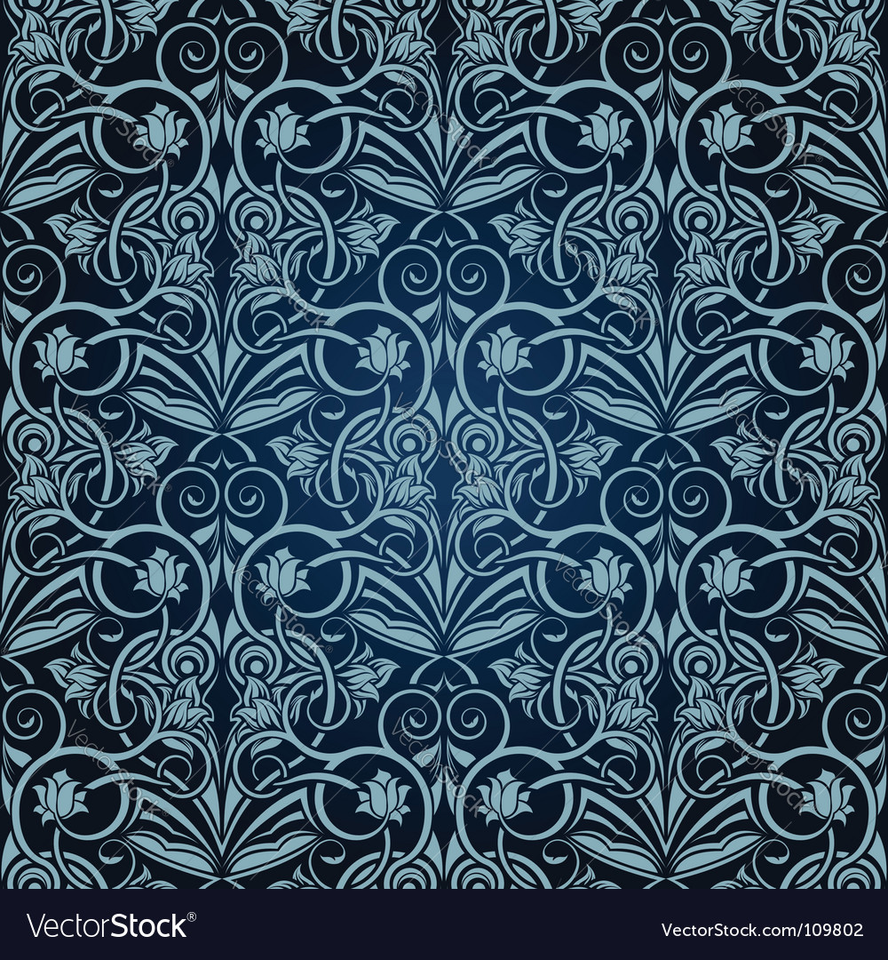 Seamless wallpaper Royalty Free Vector Image - VectorStock