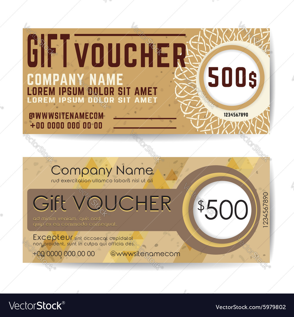 Voucher Royalty Free Vector Image - VectorStock