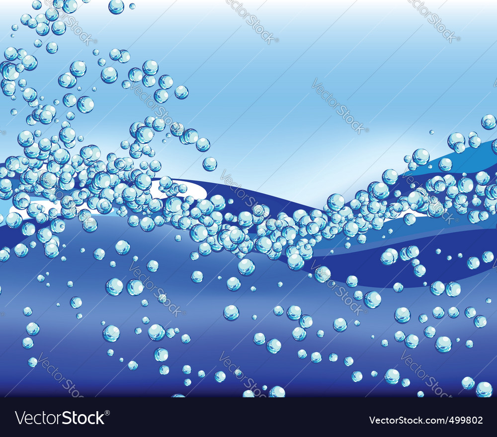 Water background Royalty Free Vector Image - VectorStock