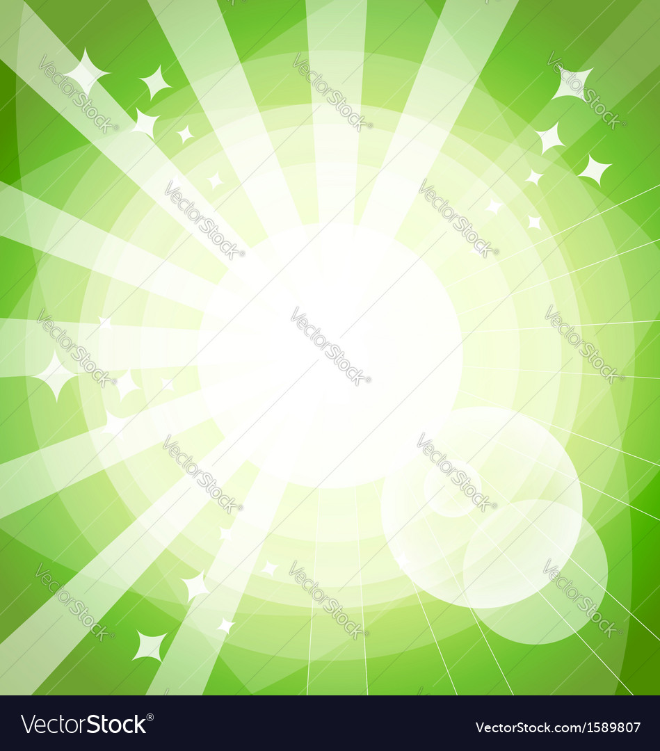 Bright background with rays Royalty Free Vector Image