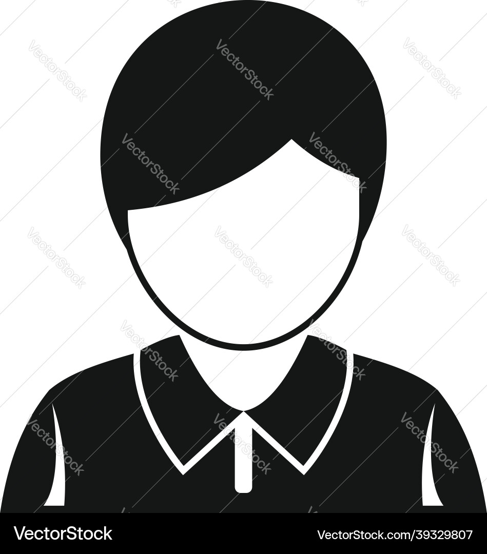 Referee icon simple football soccer Royalty Free Vector