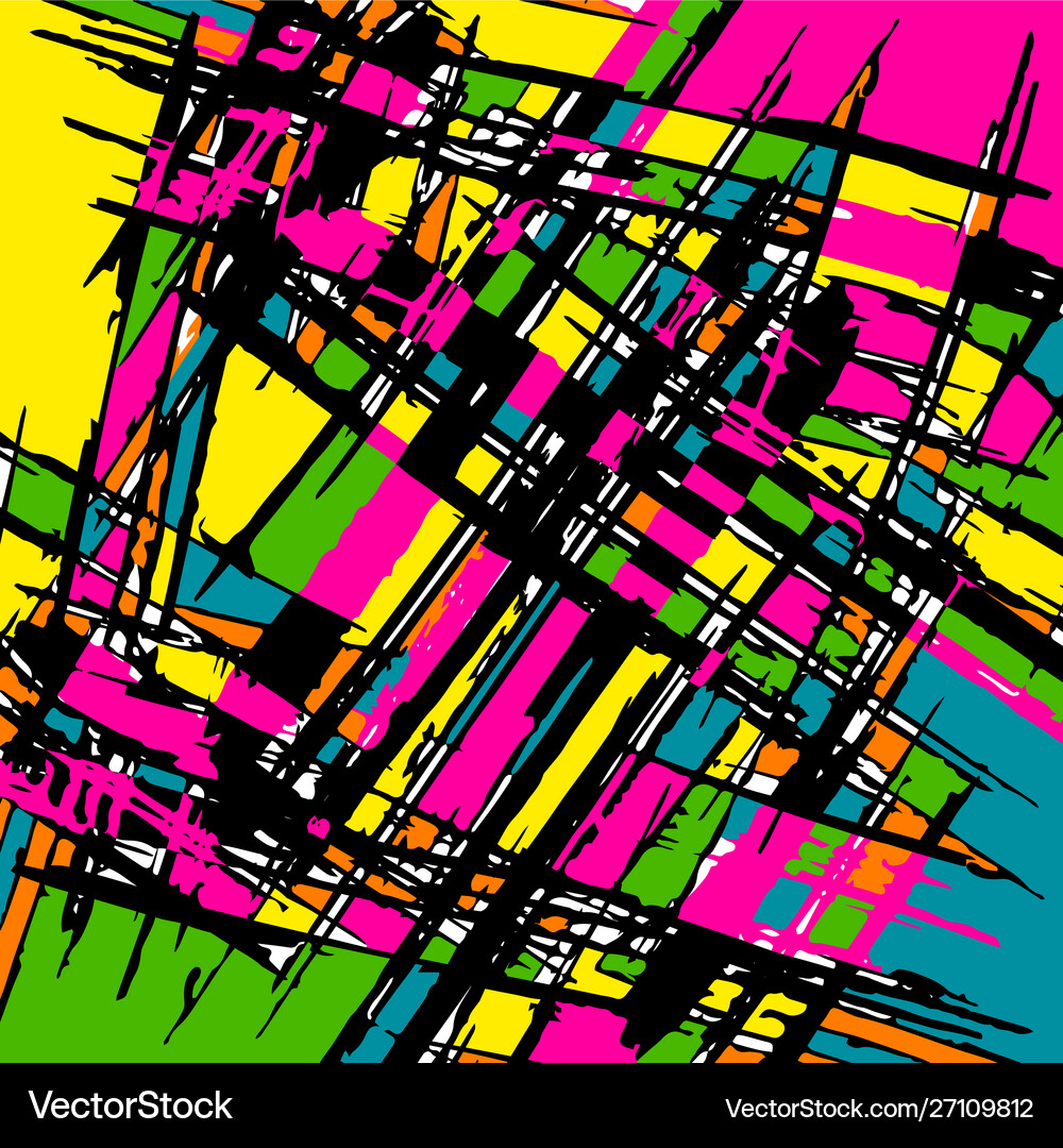 Graffiti abstract beautiful colorful background Vector Image