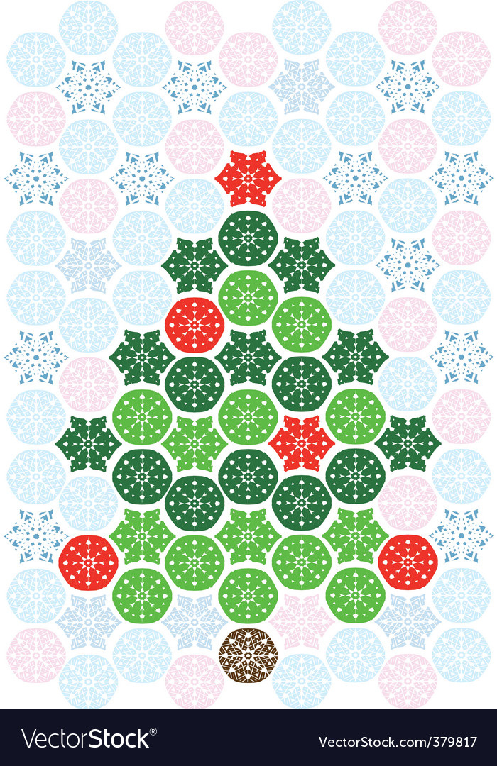 Snowflake wallpaper pattern Royalty Free Vector Image