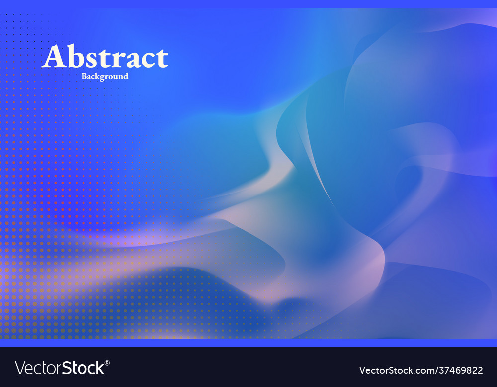 Blue flow background Royalty Free Vector Image