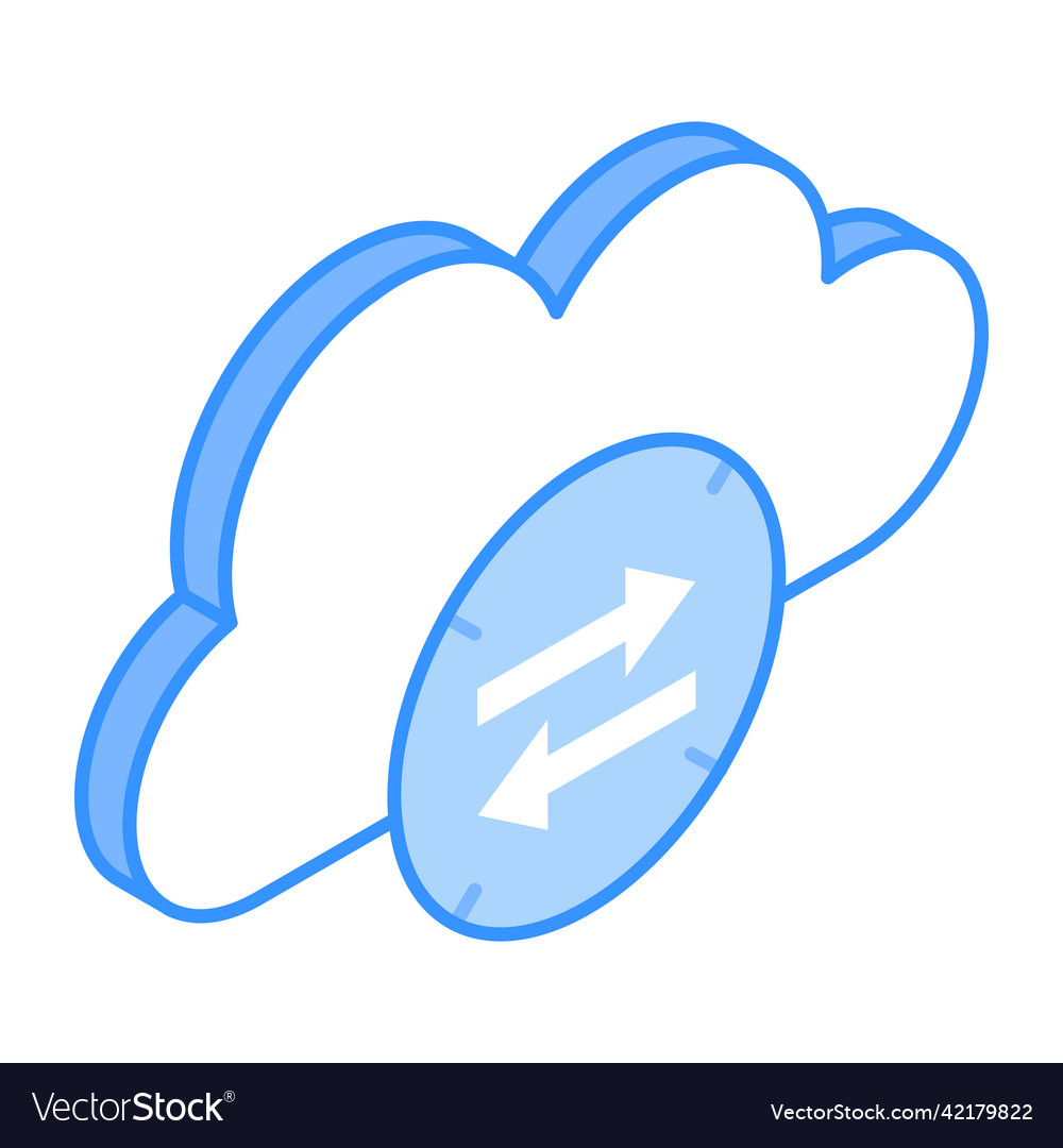 Cloud failure Royalty Free Vector Image - VectorStock
