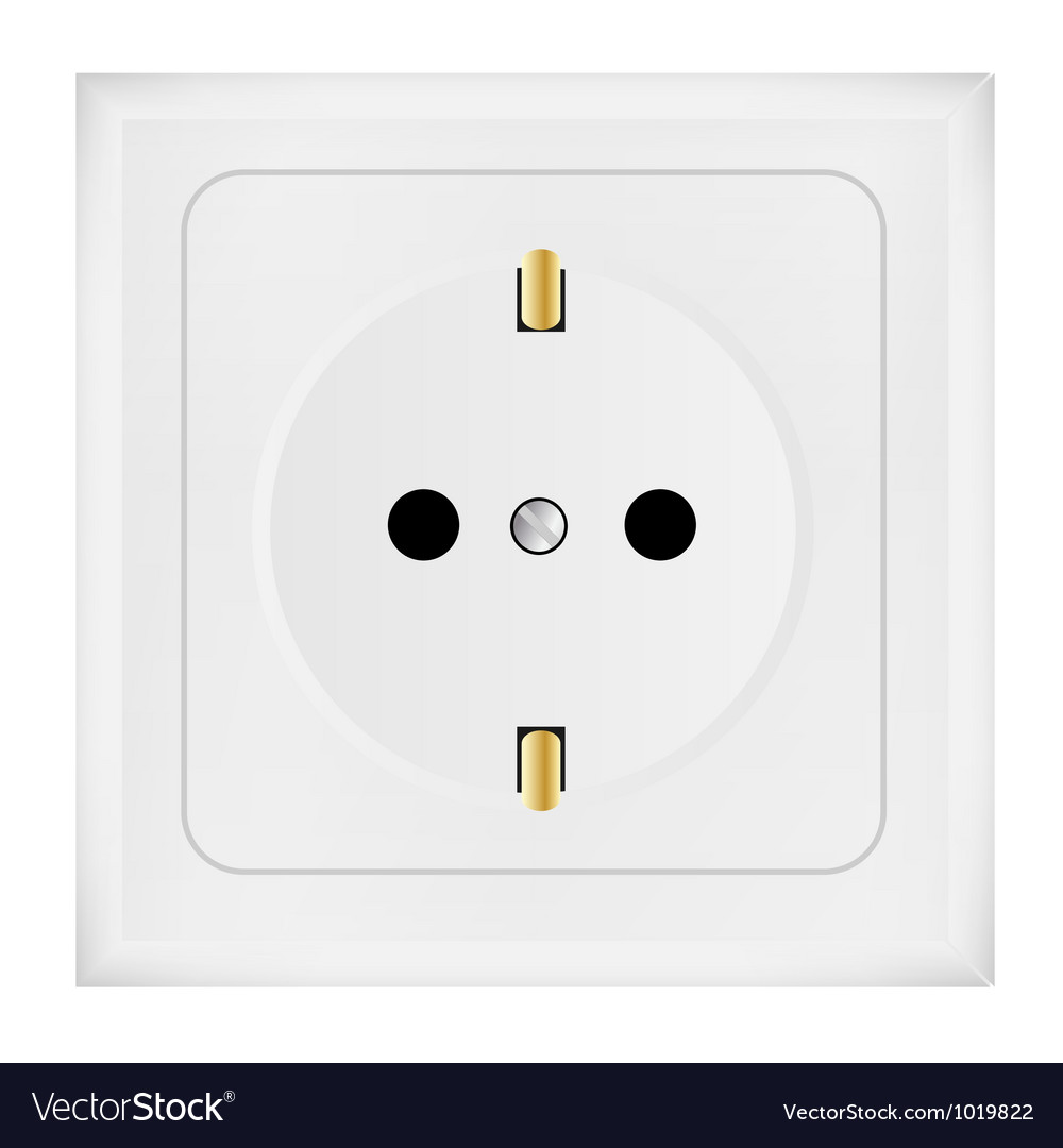 Electrical outlet Royalty Free Vector Image - VectorStock