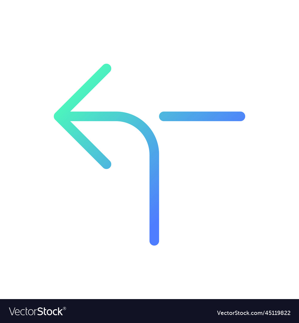 Left horizontal alignment sign pixel perfect Vector Image