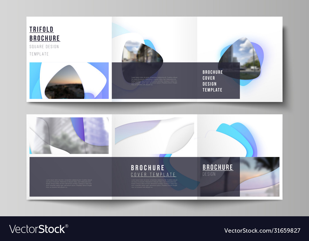 Minimal editable layout square Royalty Free Vector Image