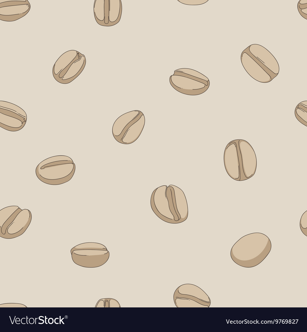 Seamless coffee pattern Royalty Free Vector Image