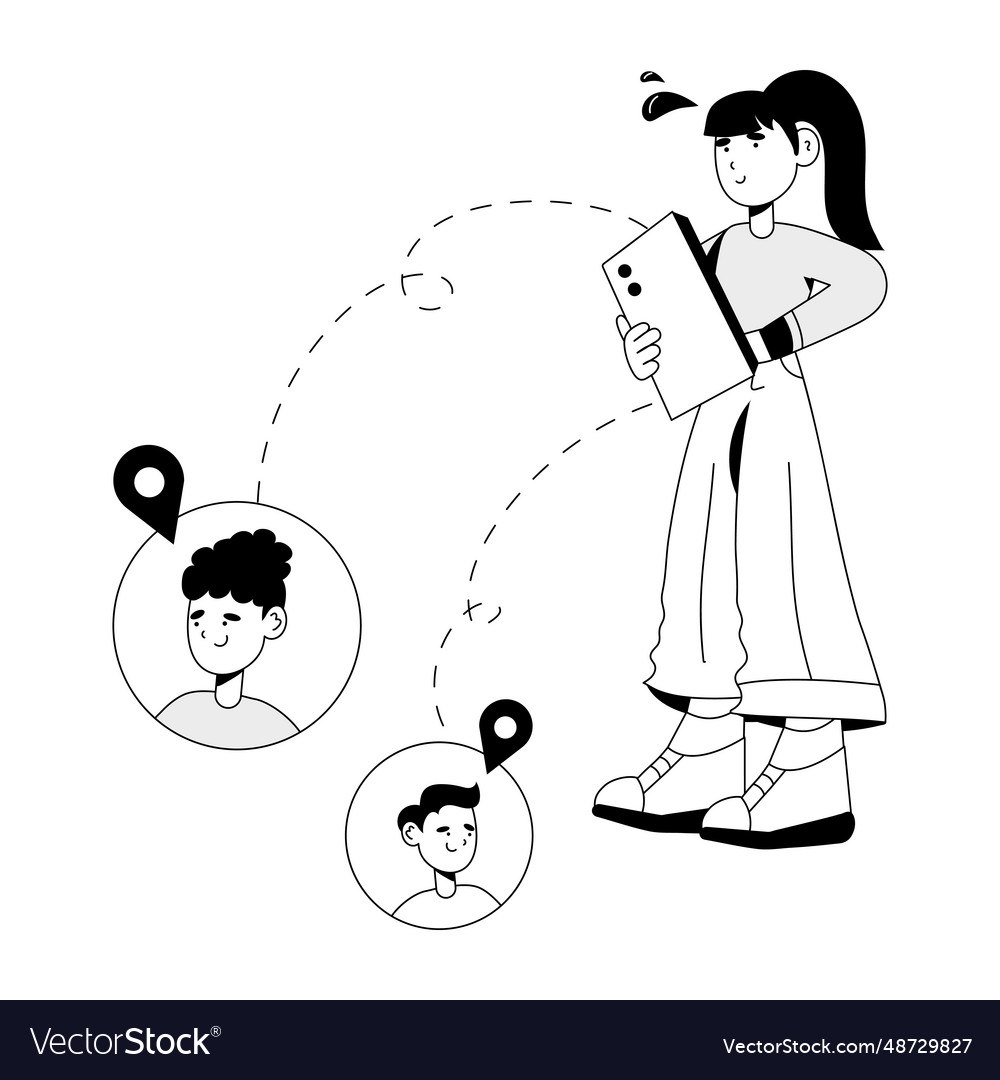 User location Royalty Free Vector Image - VectorStock