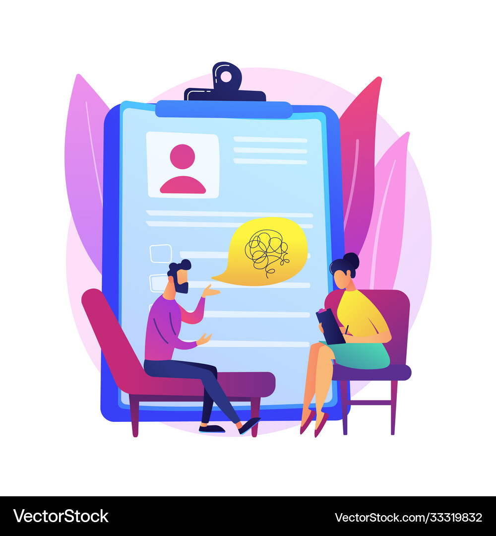Psychologist service abstract concept Royalty Free Vector