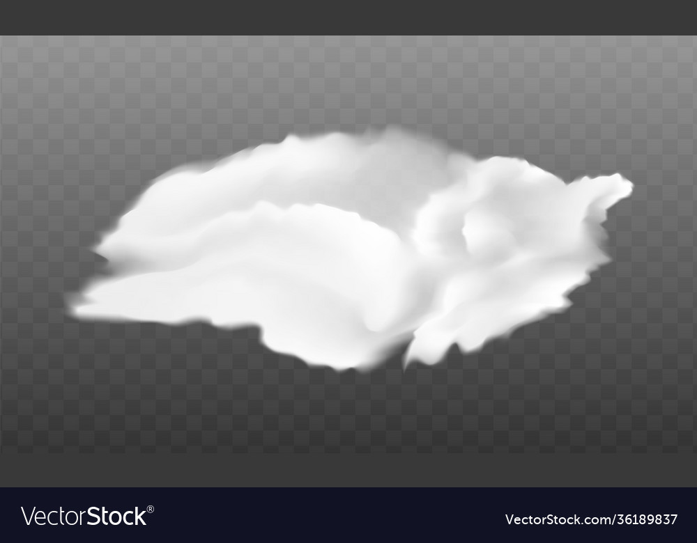 Realistic cloud Royalty Free Vector Image - VectorStock