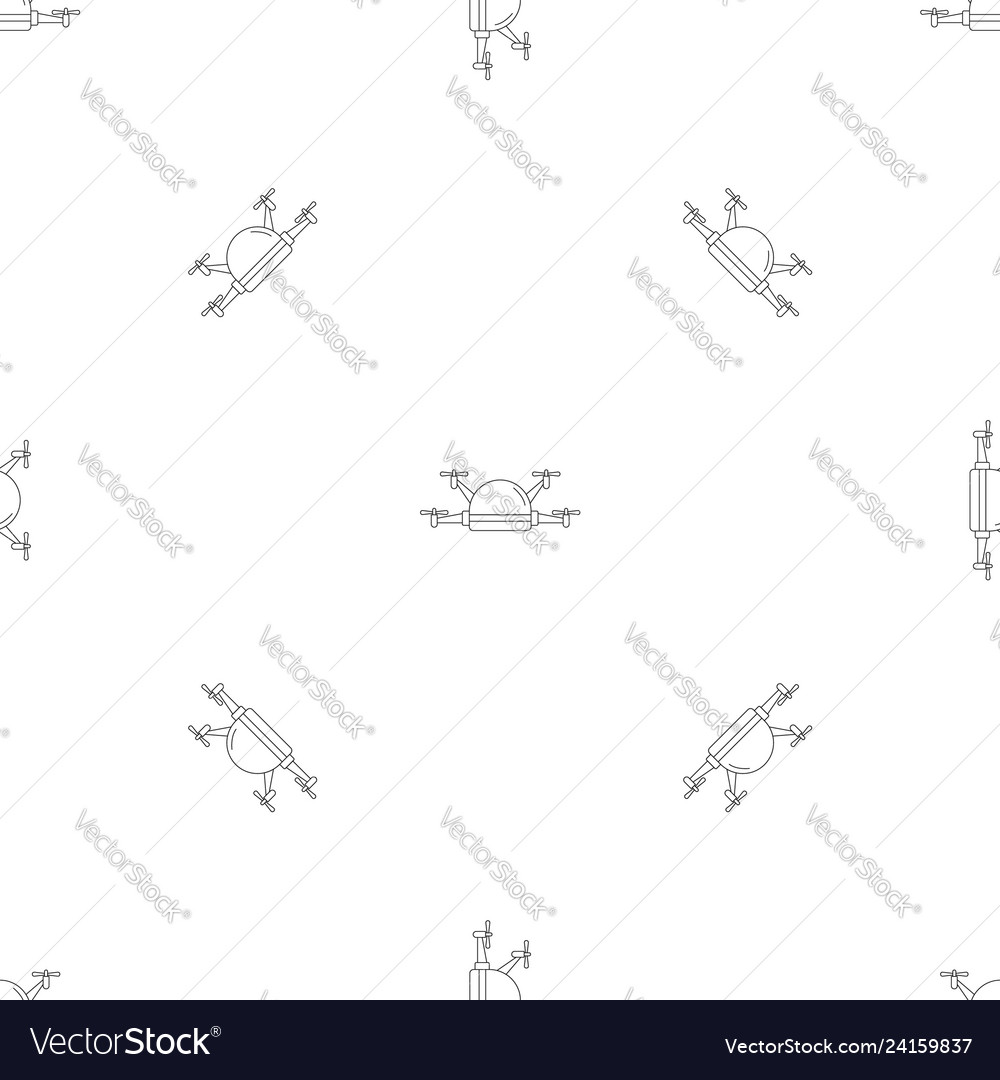 Small drone pattern seamless Royalty Free Vector Image