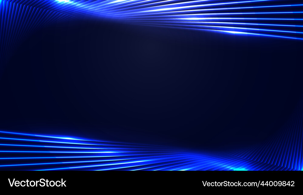 Abstract technology futuristic concept blue neon Vector Image