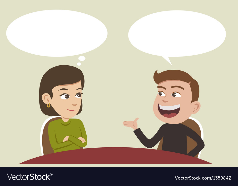 Conversation Royalty Free Vector Image - VectorStock