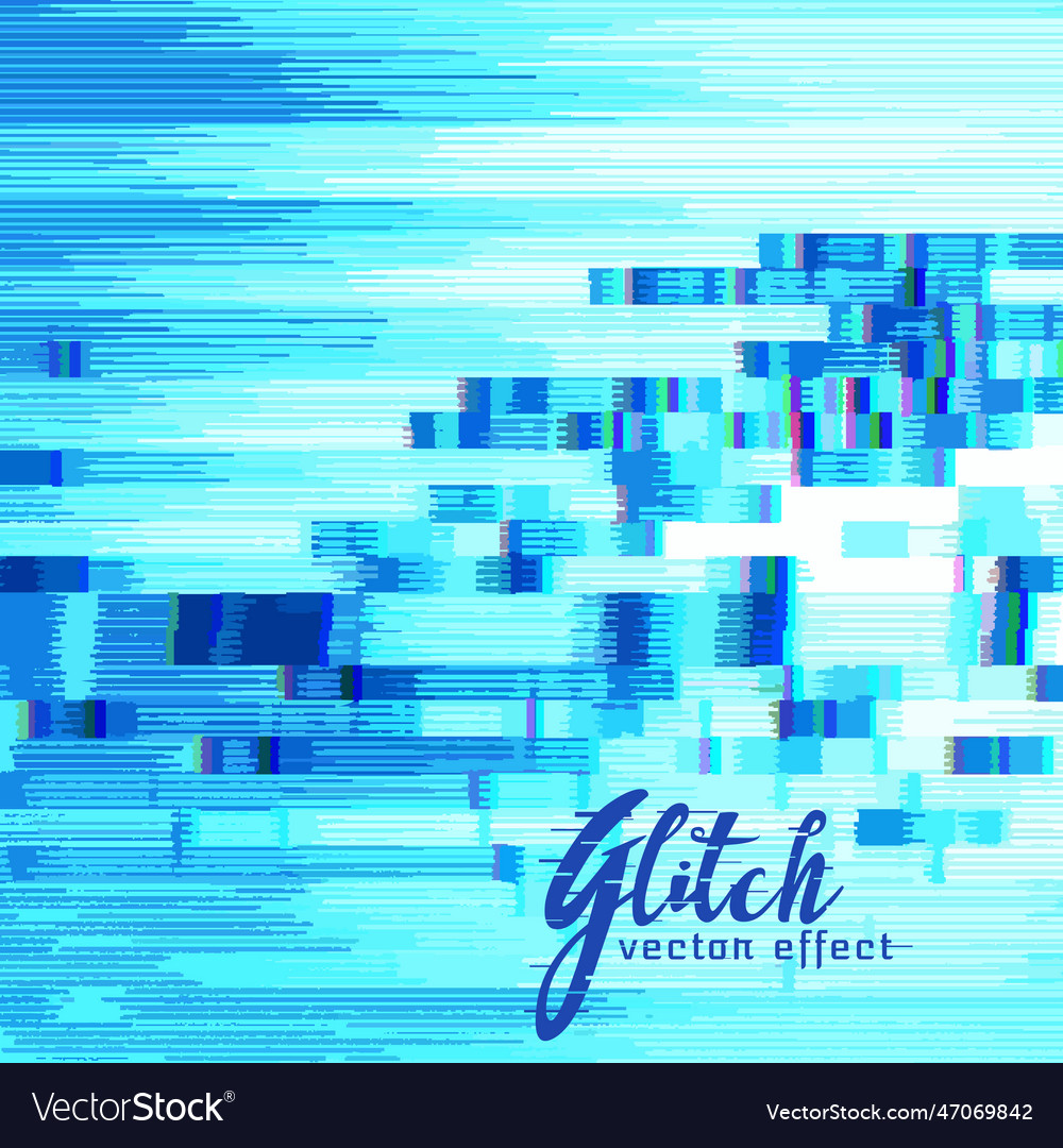 Glitch error wallpaper background Royalty Free Vector Image