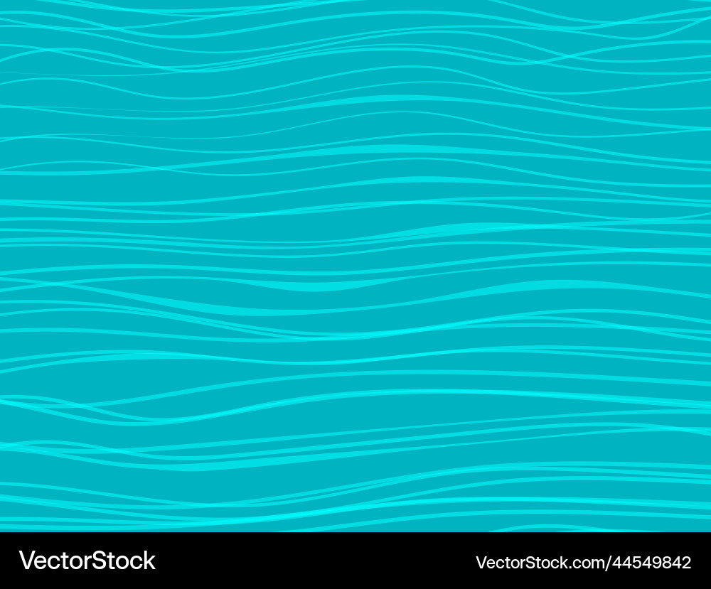 Sea ocean wave teal turquoise colored background Vector Image